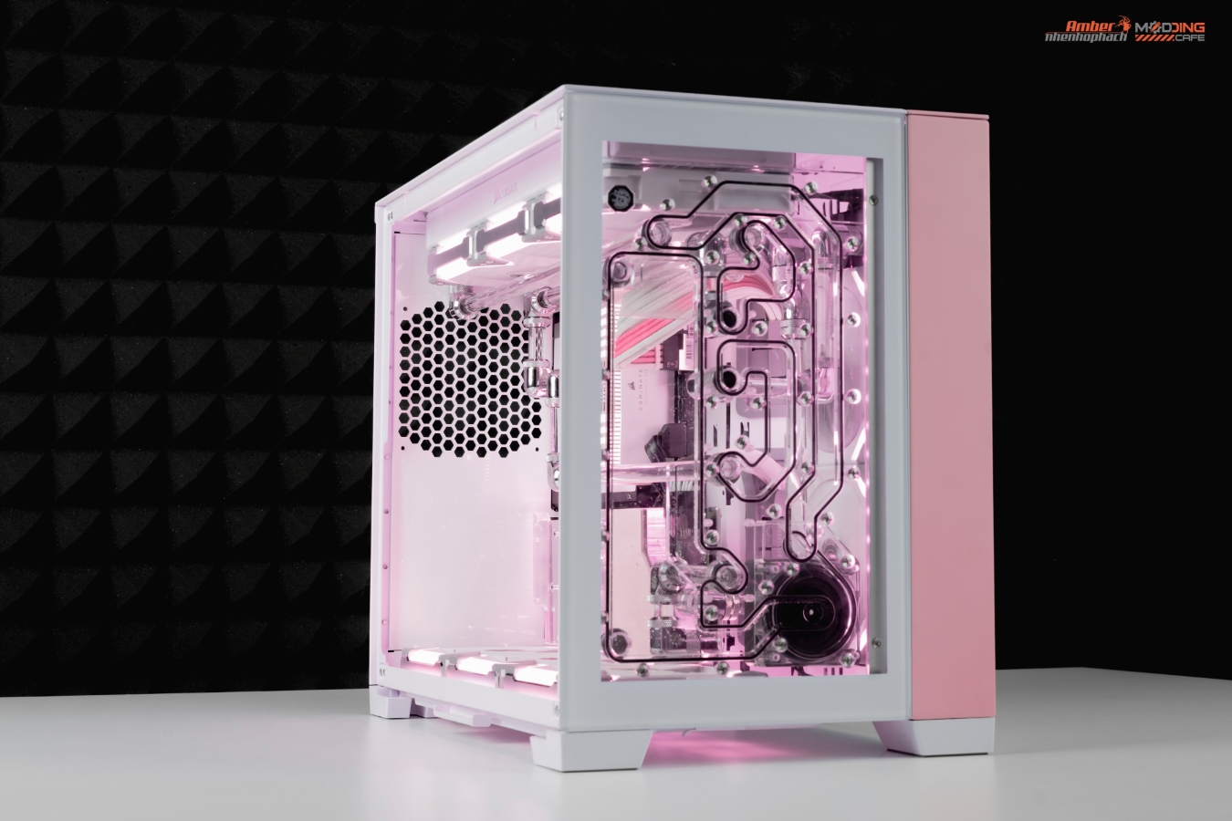 [Pinkified] Lian-li O11D Mini Snow White Build - Nhenhophach's Mods Log