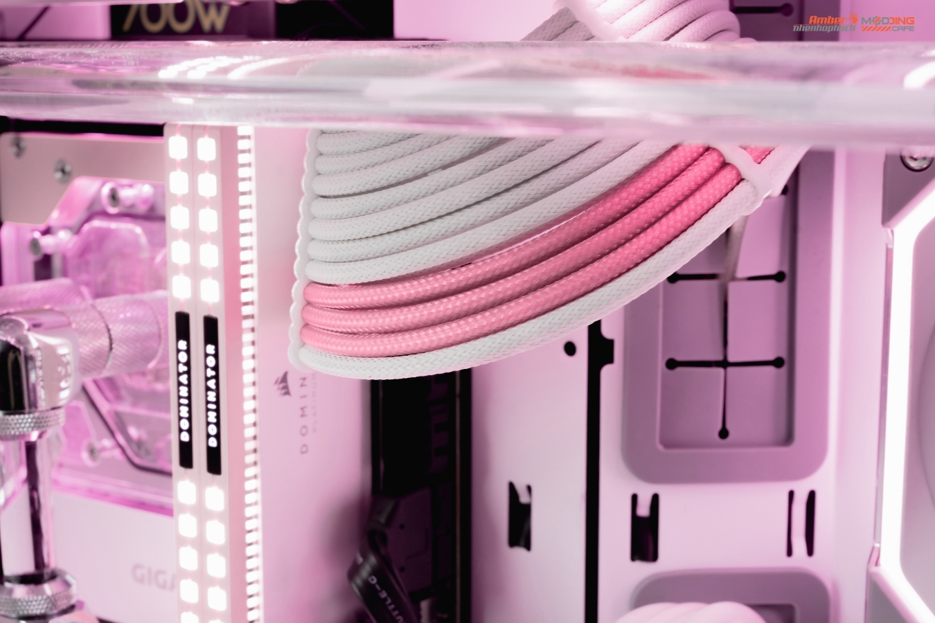 [Pinkified] Lian-li O11D Mini Snow White Build - Nhenhophach's Mods Log